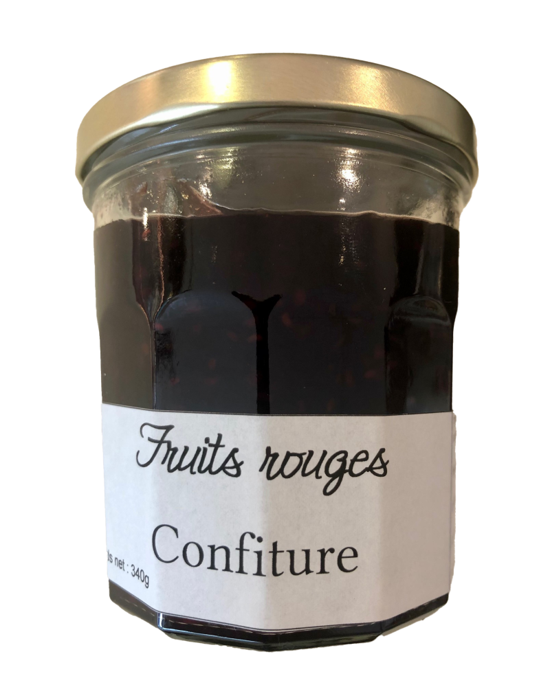 CONFITURE FRUITS ROUGES 340g